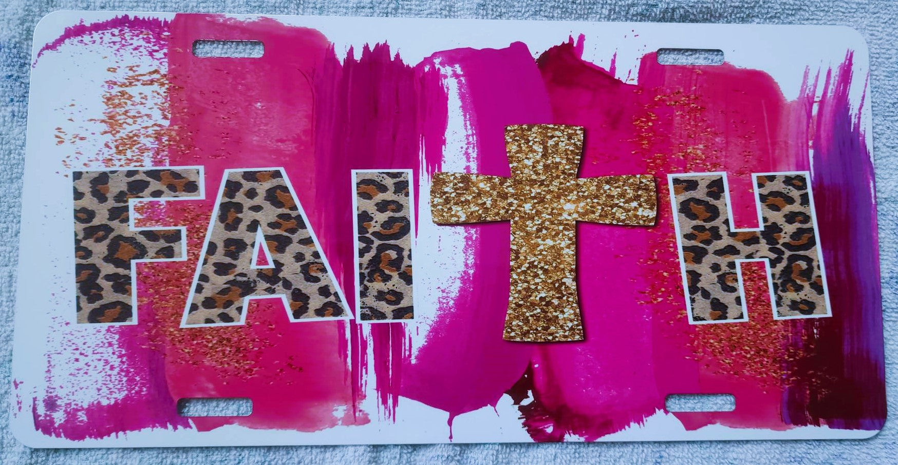 Faith License Plate – R&R Humble Creations