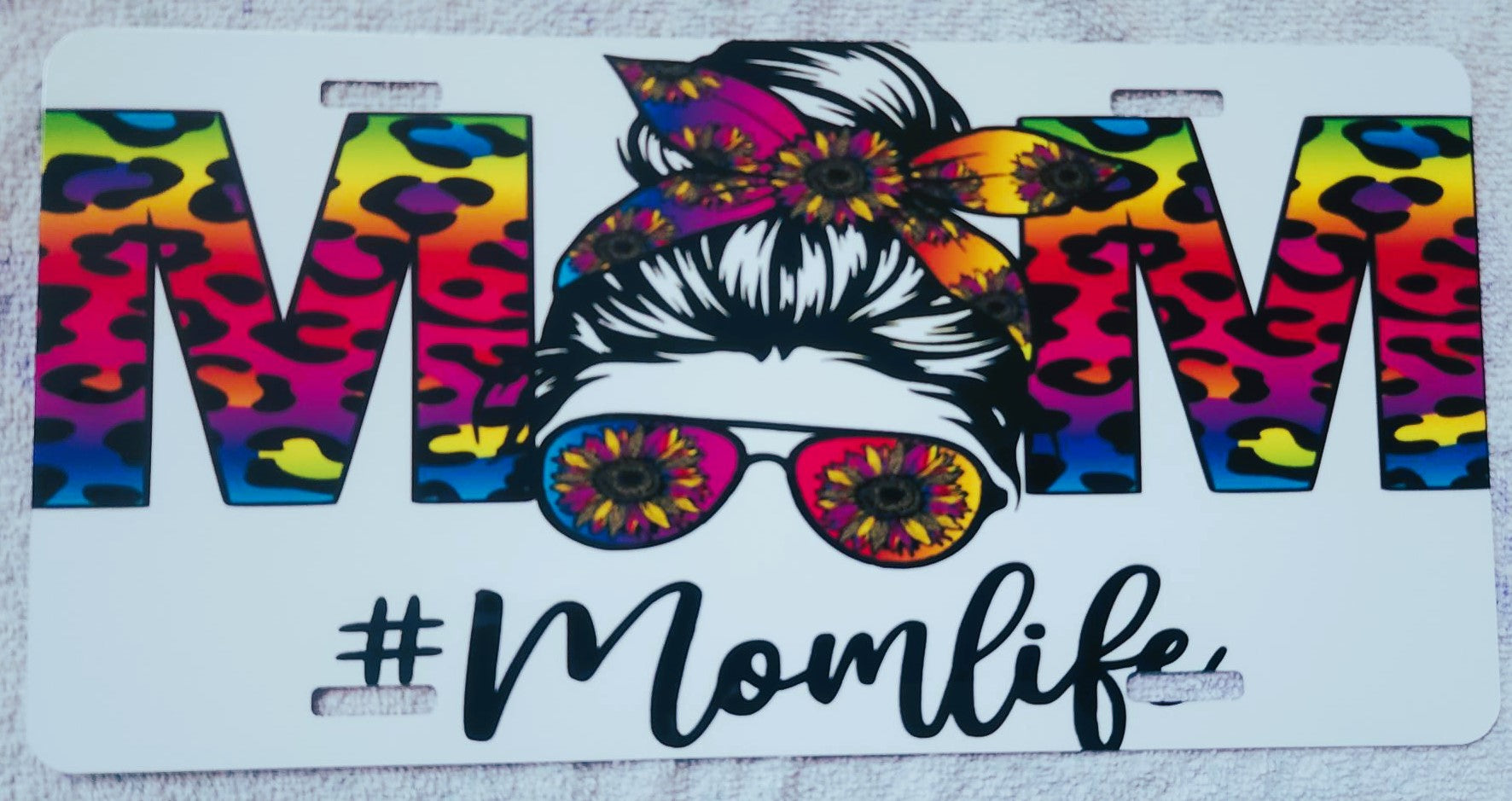 Mom #Momlife License Plate – R&R Humble Creations