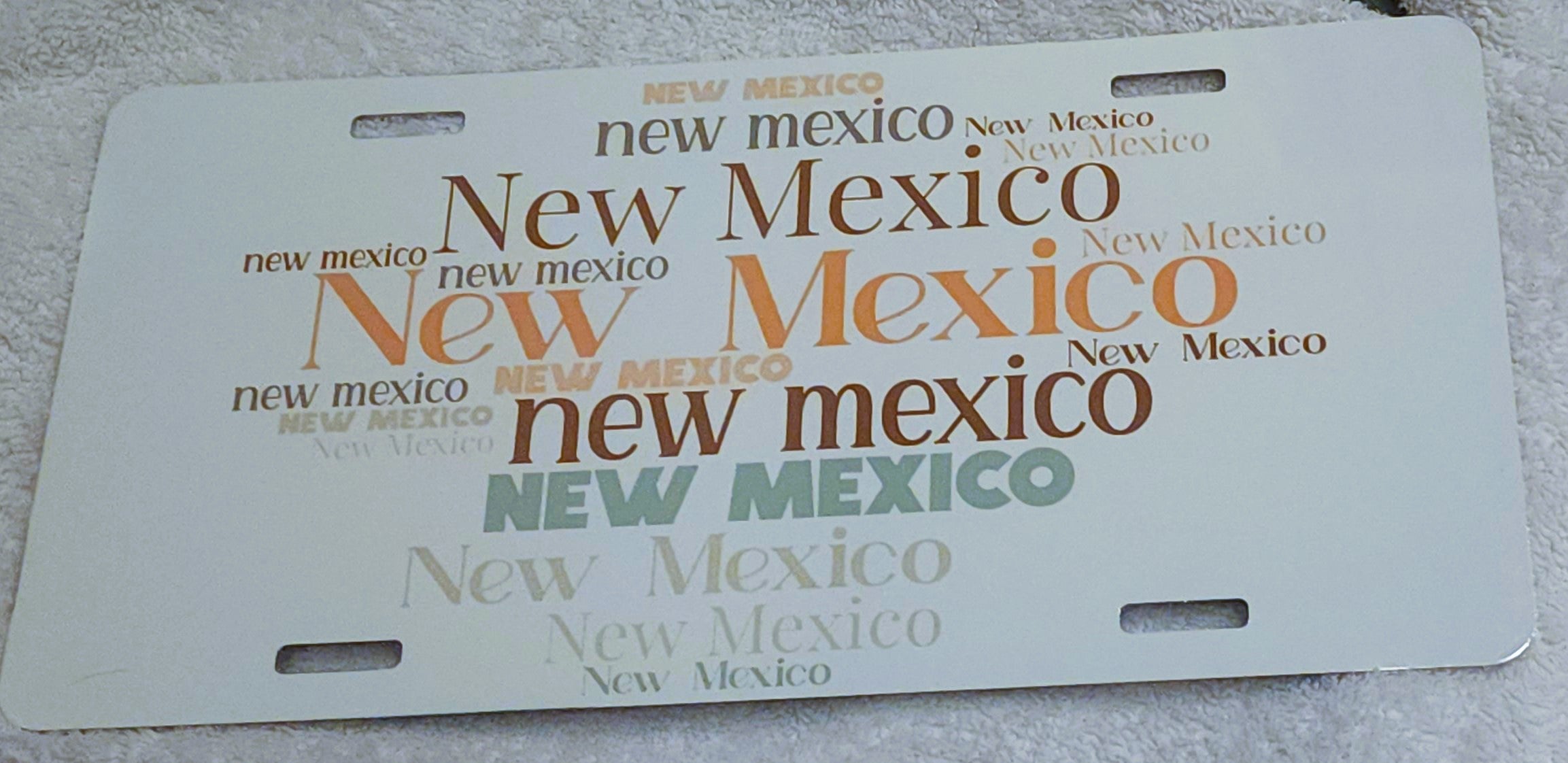 New Mexico New Mexico New Mexico License Plate – R&R Humble Creations